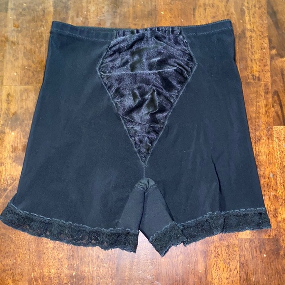 Intimates & Sleepwear | Vintage Girdle W Lace Hem And Front Detail ...